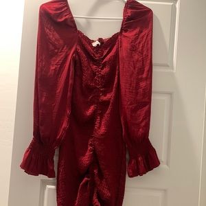 Q | Dresses | Burgundy Dress | Poshmark